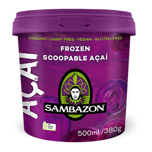 Best Frozen Scoopable Acai - Dairy-Free, Organic, Frozen Acai Sorbet ...