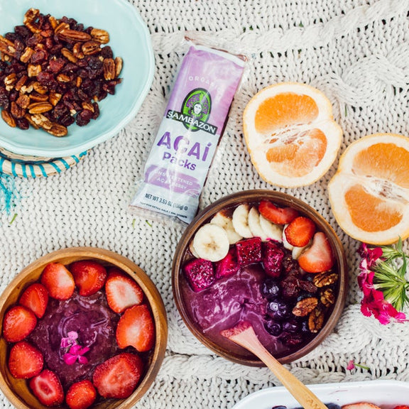 Unsweetened Acai - Frozen Puree Packets for Bowls & Smoothies | SAMBAZON