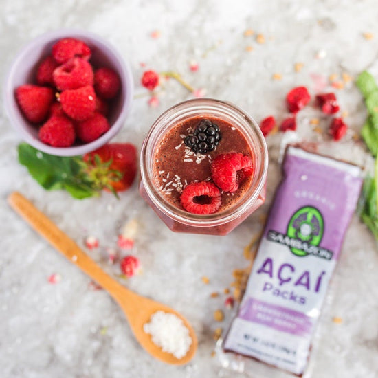 Unsweetened Acai - Frozen Puree Packets for Bowls & Smoothies | SAMBAZON